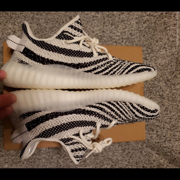 adidas | Shoes | Adidas Yeezy Boost 35 V2 Zebra | Poshmark